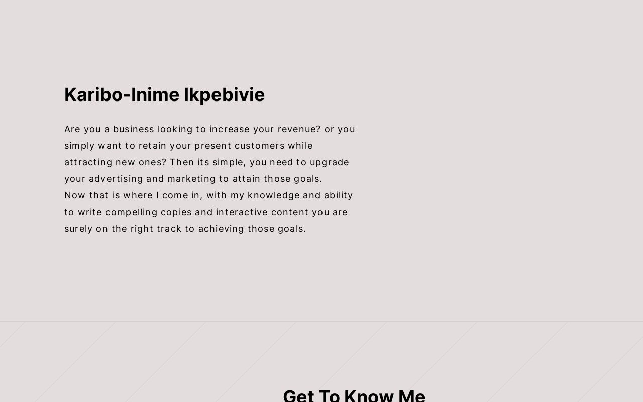 Karibo-Inime Ikpebive